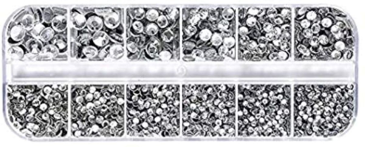 Rhinestone Crystal Clear Hot Fix Variety Pack (2088 stones) | Shop ...