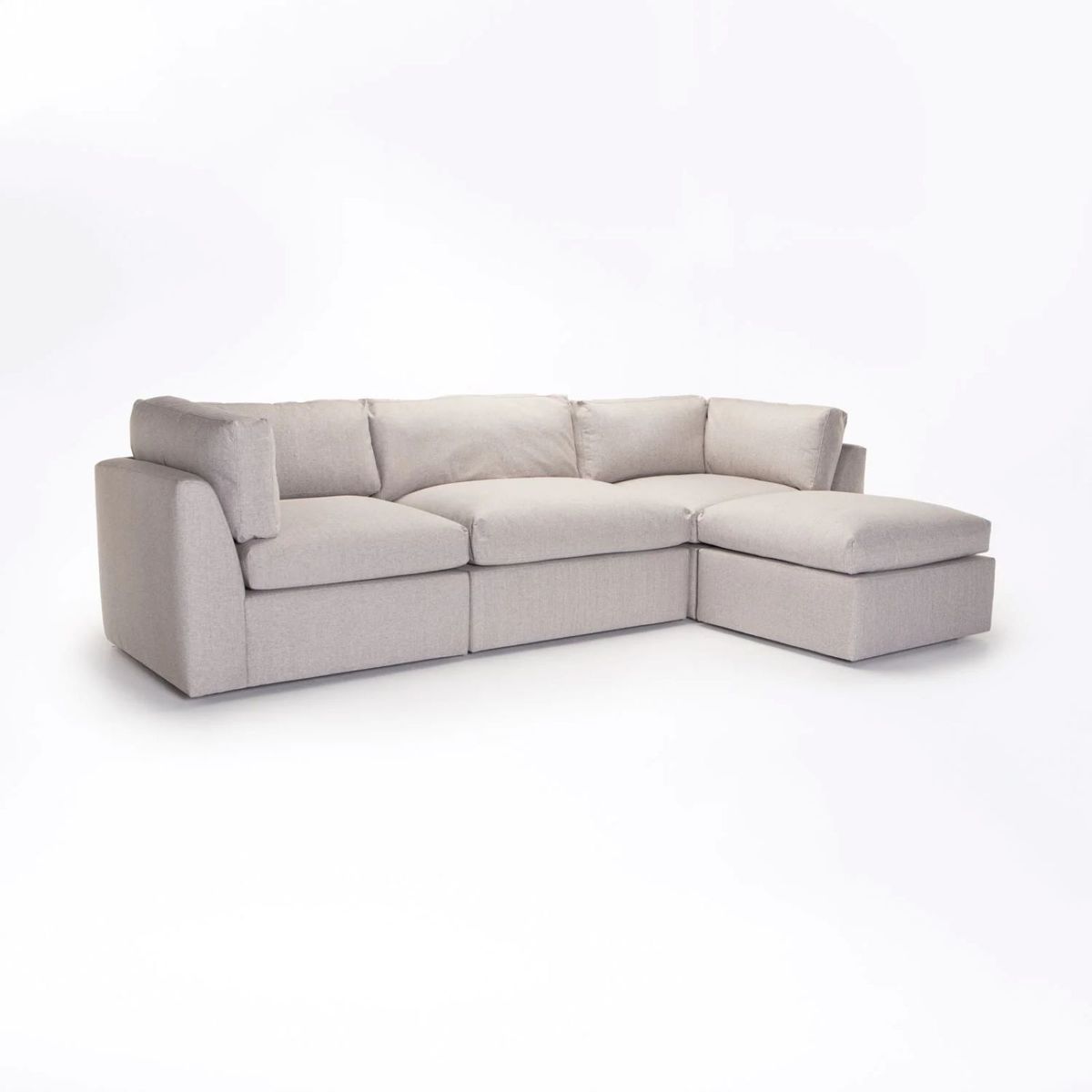 Mico Modular Couch - 4 Piece Set - Light Grey | Shop Today. Get it ...