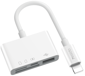 4 in 1 Dual Lightning To TF, SD and USB Adapter For Lightning Devices ...