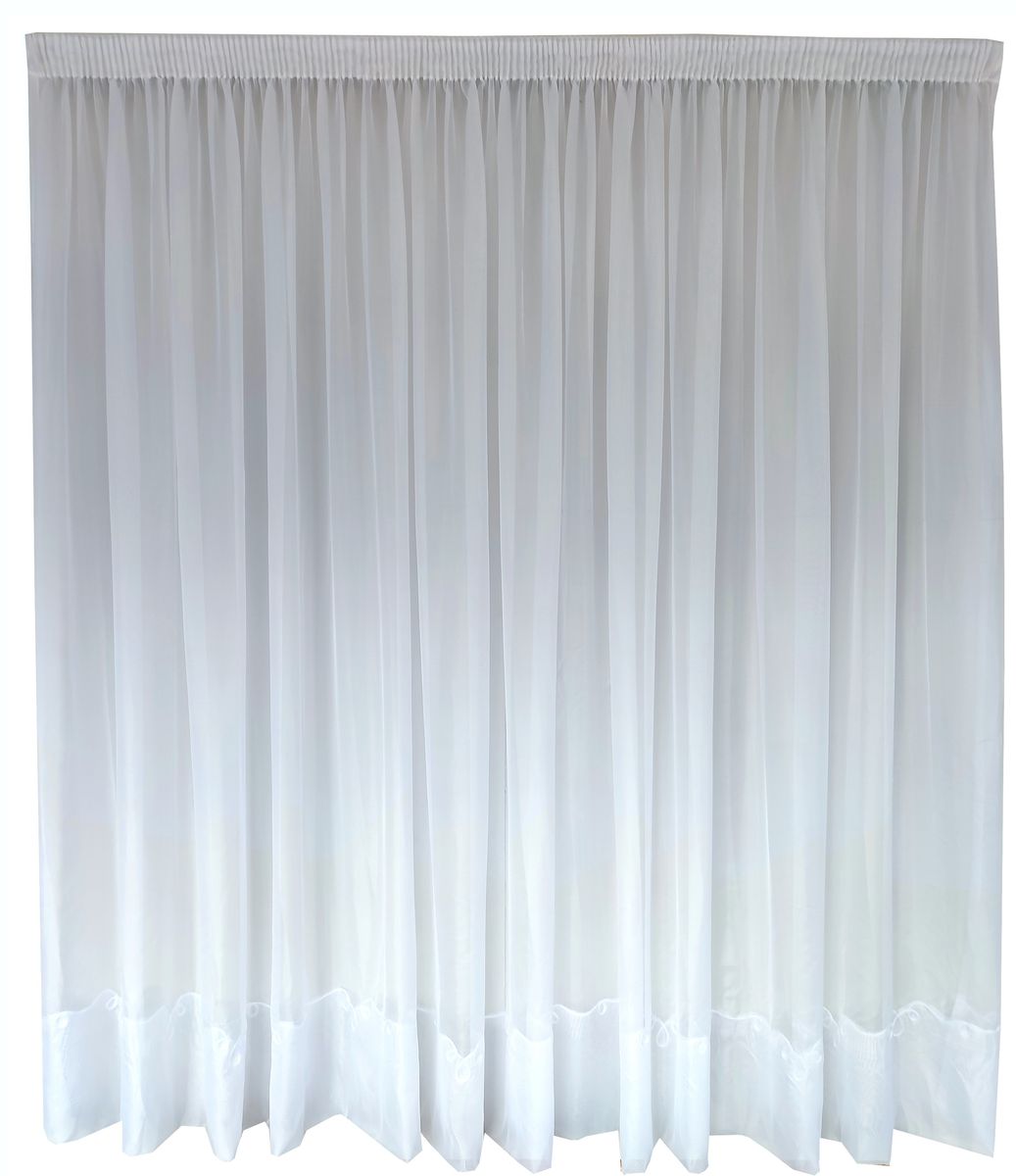 Voil Centre 5m White Plain Cornelly Voile Taped | Shop Today. Get it ...