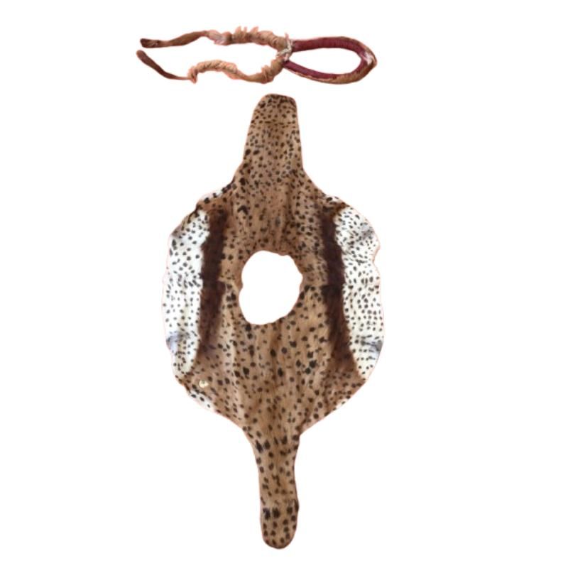 2-in-1 Real Springbok Skin Zulu Mbata Chestguard and Umqhele Headband ...