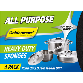 Goldenmarc All Purpose Heavy Duty Sponges 4 pack | Shop Today. Get it ...
