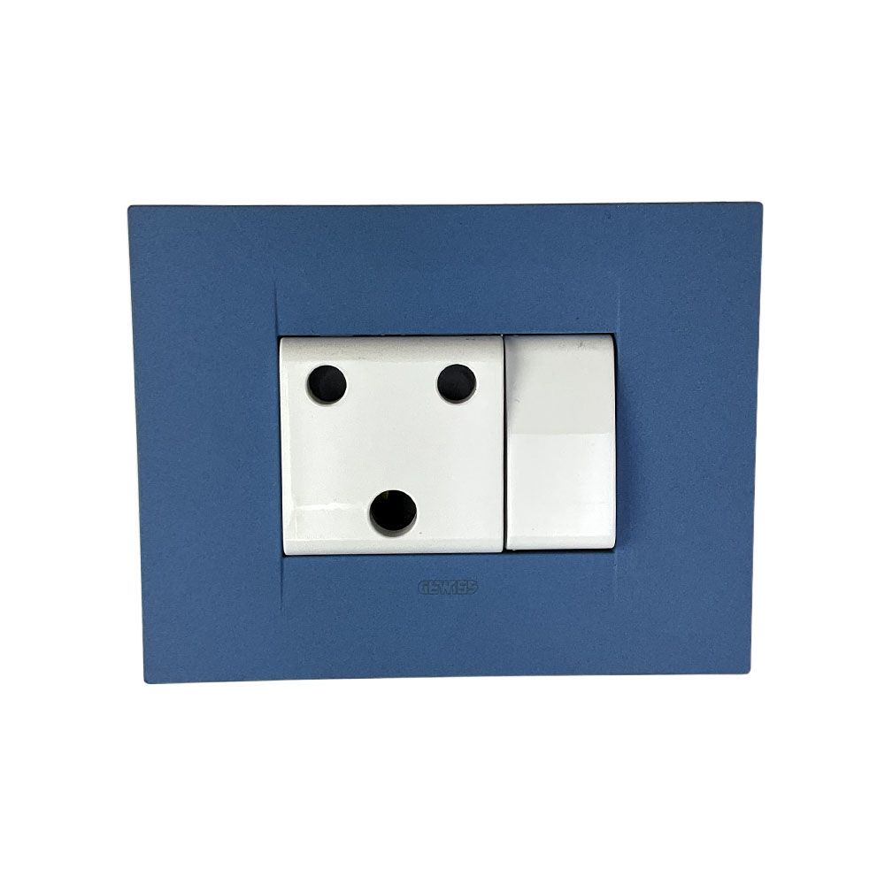 ACDC - Gewiss Chorus GEO Sea Blue 16A Switch Socket Outlet Kit | Shop ...
