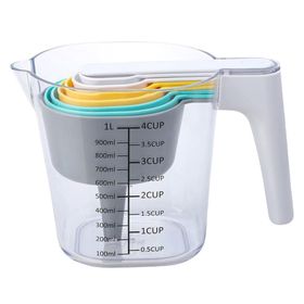 9 Pieces Measuring Jug Set Stackable Measuring Cups and Spoon | Shop ...