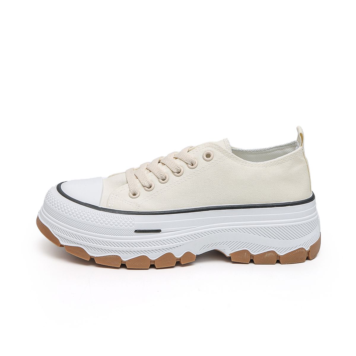 TTP Women's Fashion Lace-up Canvas Sneakers XB311 | Shop Today. Get it ...