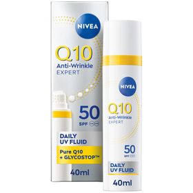 NIVEA Q10 Anti-Wrinkle Expert Daily UV Face Fluid SPF50, 40ml | Shop ...