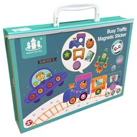 Kids Magnetic Jigsaw Puzzle Box - Busy Traffic | Shop Today. Get it ...