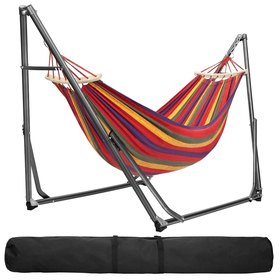 Hammock with Folding Stand Portable Outdoor Foldable Garden Hammock ...