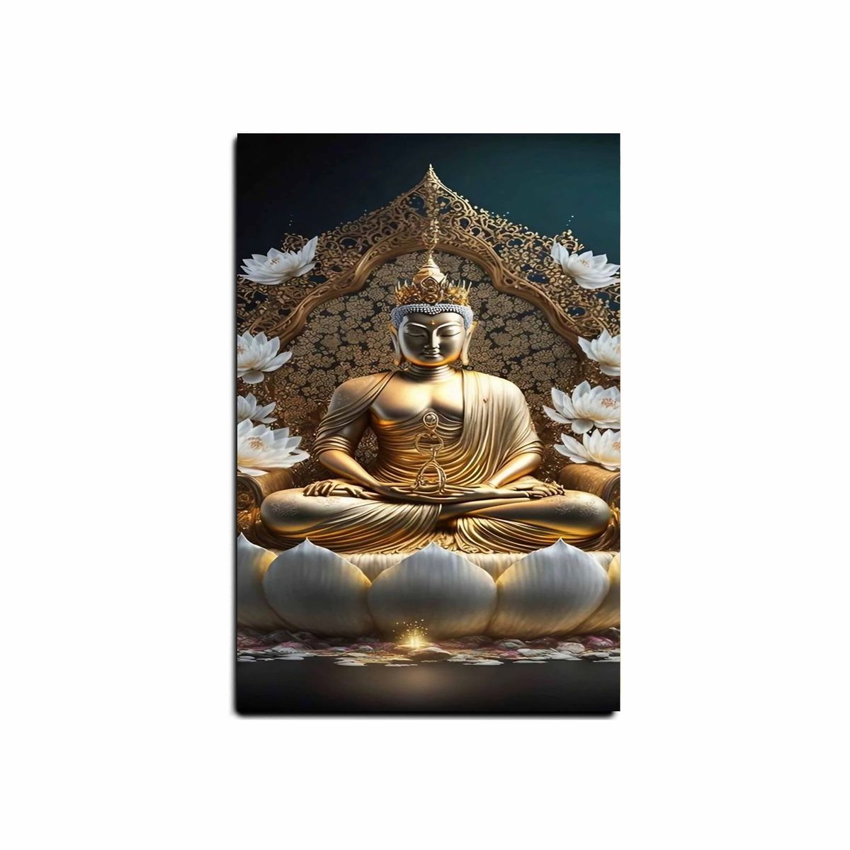 Buddha 'Home Decor' Art Version 1.1 Lord Medaya Printed Wall Canvas ...