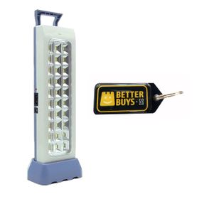 LED Rechargeable Emergency Loadshedding Light 1200mAh & Gel Key Holder ...