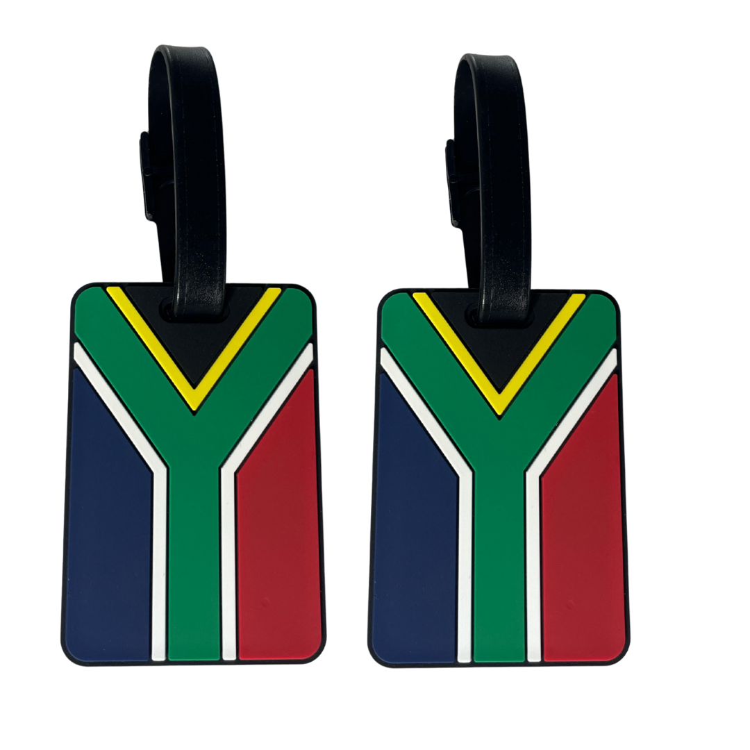 TM South African Flag Rubber Luggage Tag Set | Shop Today. Get it ...