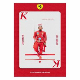 Lewis Hamilton Ferrari Card Poster - A1 | Shop Today. Get it Tomorrow ...