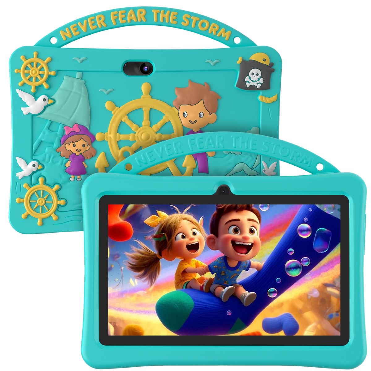 HIMEX 7" Kids Tablet Parental Control For Educational&Pre-Loaded Games ...