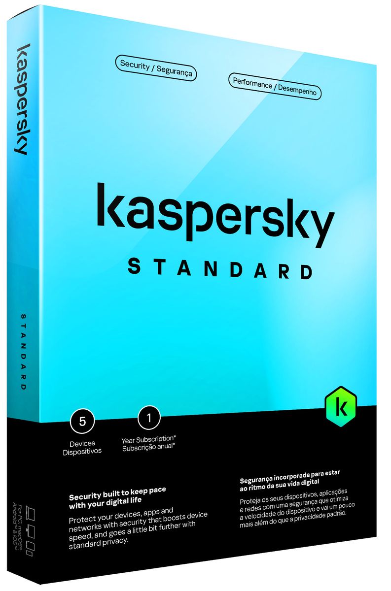 Kaspersky Standard Security for 5 Devices 1 Year Subscription ...