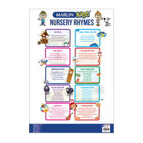 Marlin Kids - Nursery Rhymes Chart (Pack Of 5) | Shop Today. Get it ...