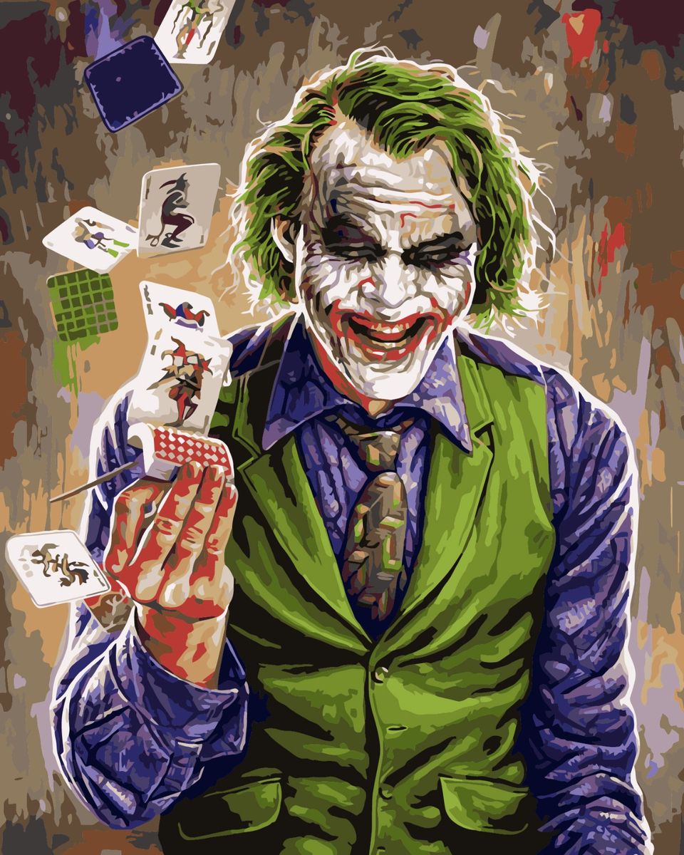Paint By numbers for Adult - Joker 40 x 50 framed canvas | Shop Today ...