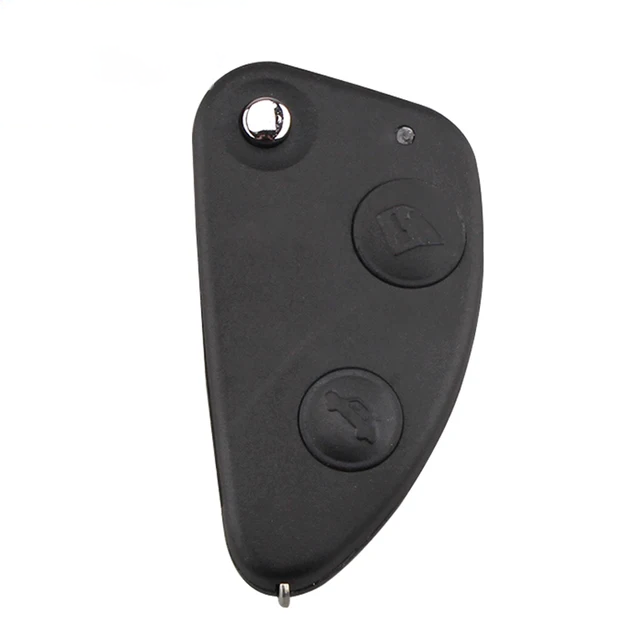 2 Buttons Uncut Blade Flip Car Key Case Shell Cover Compatible With ...