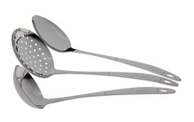 Elegant Cooking And Serving Spoon 3 Piece Set - Stainless | Shop Today ...