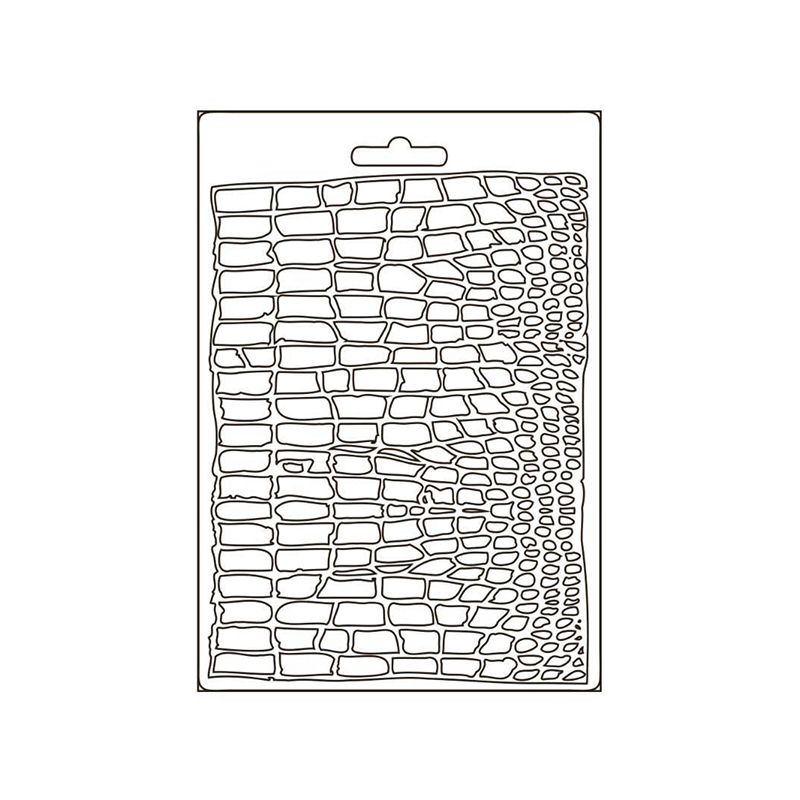 Stamperia Savana Crocodile Pattern Soft Mould A5 | Shop Today. Get it ...