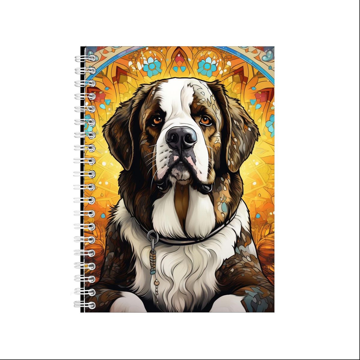 Psychedelic Saint Bernard 2 A5 Spiral Notebook Gift Idea | Shop Today ... Psychedelic Saint Bernard 2 A5 Spiral Notebook Gift Idea | Shop Today ...