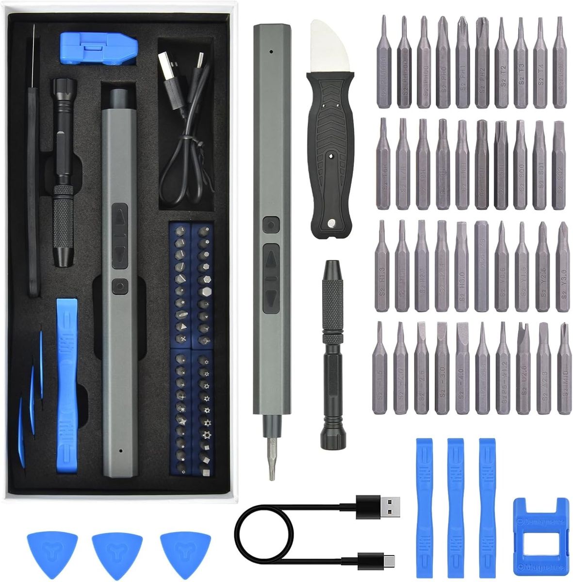 Electric Screwdriver Set Precision 40-in-1: Mini Precision Mechanic ...