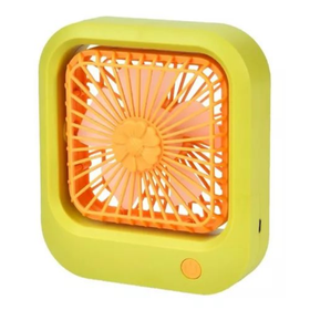 Green Rechargeable Mini Square Desk Table Fan | Shop Today. Get it ...