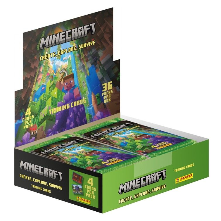Panini Minecraft 3 Trading Cards Booster Box | Shop Today. Get it ...
