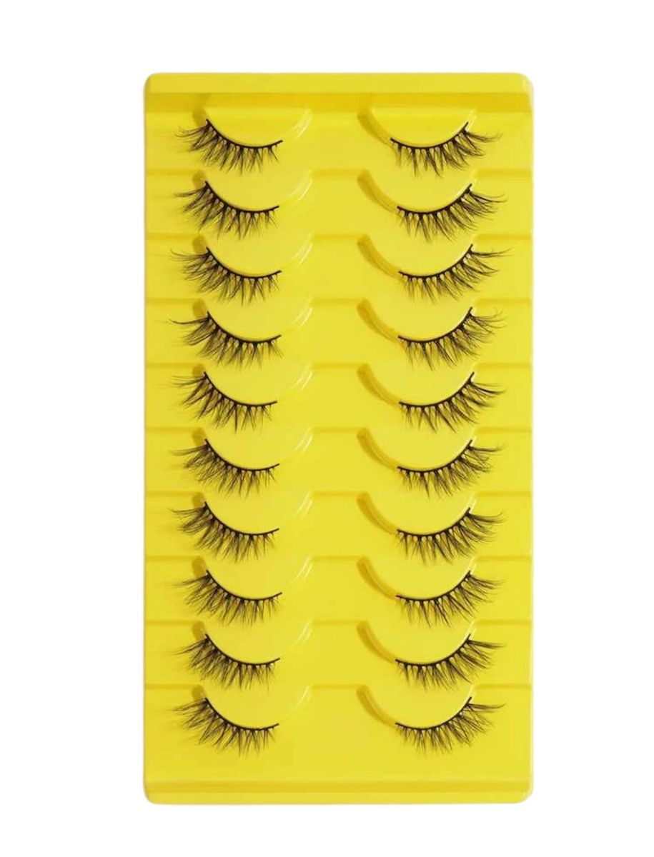 MAGEFY 10 Pairs Of Half Eye Natural Full False Eyelashes | Shop Today ...