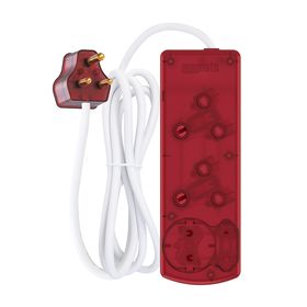 Magneto 4-Way High Surge Protector 3m Extension Multi-Plug | Shop Today ...