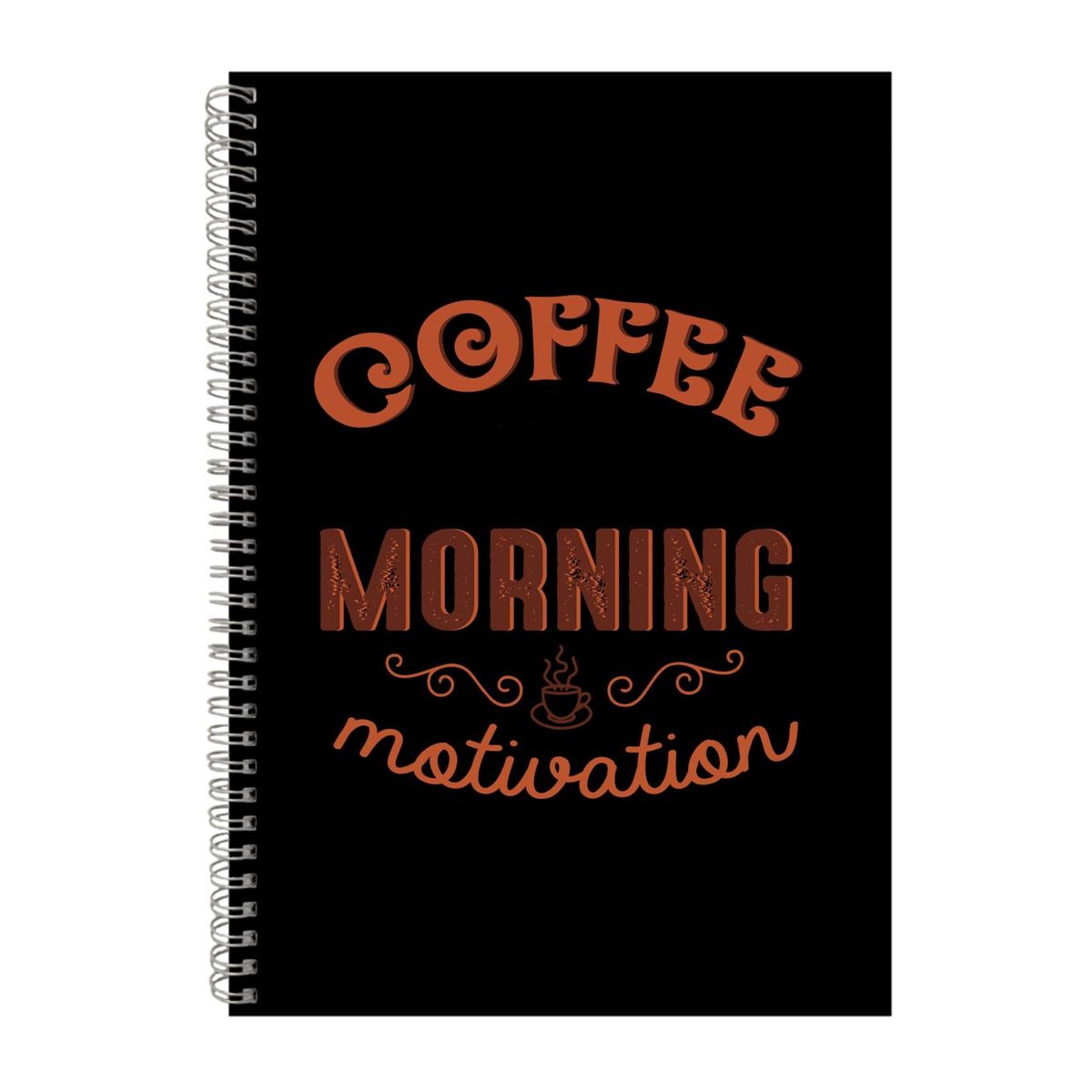 Morning Motivation Notebook Caffeine Gift Idea A4 Notepad 136 | Shop ...