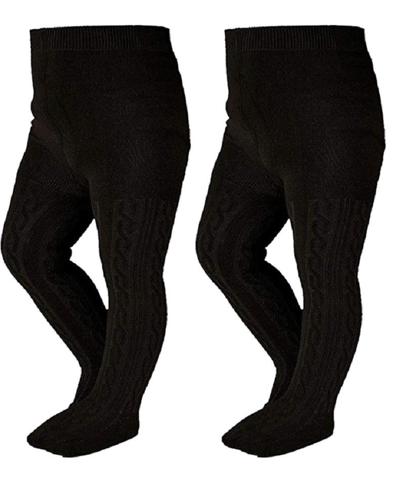Toddler Girls Winter Fleece Lined Footed Tights - 2 Pack | Shop Today ...