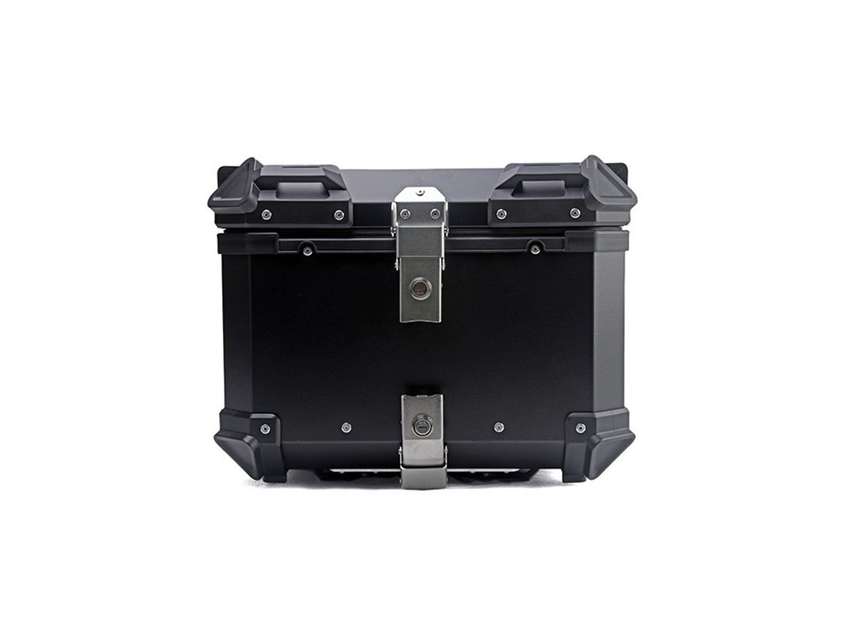 45L Aluminum Motorcycle Tail Box Universal Tail Luggage Storage Cases ...