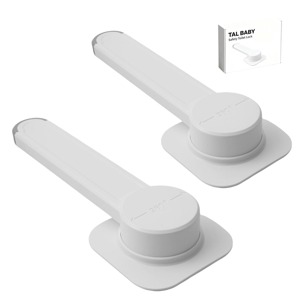 2 Pack Safety Toilet Lock Bathroom Child Proof Toilet Seat Lock | Shop ...