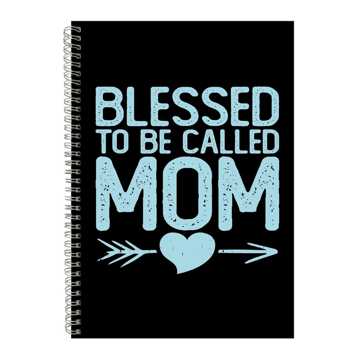 Blessed Mom A4 Notebook Mothers Day Mom Sayings Graphic Women Present ...