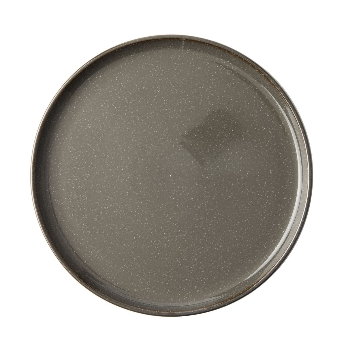 OMADA Flat Stackable Grey Dinner Plate Set of 4 | Shop Today. Get it ...