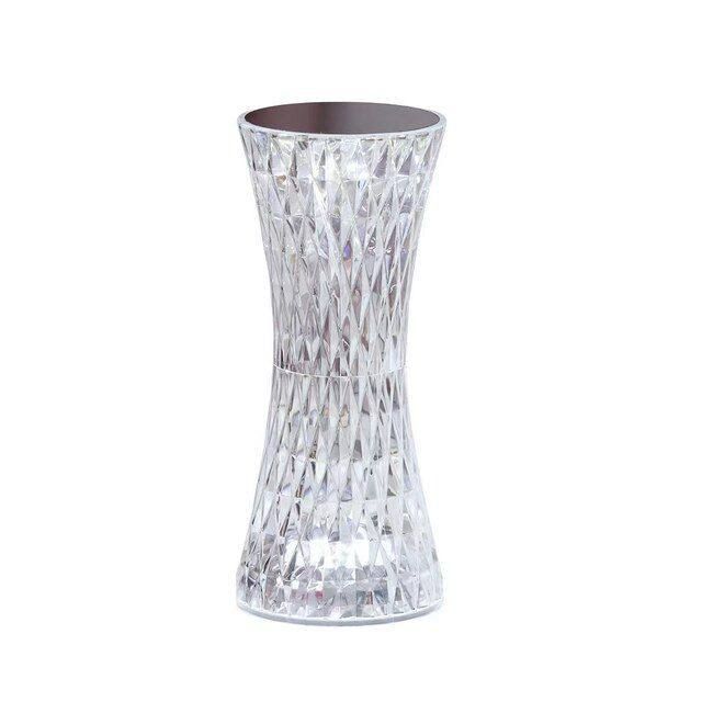 Rechargeable Crystal Diamond Multicolour Touch Desk Lamp | Shop Today ...