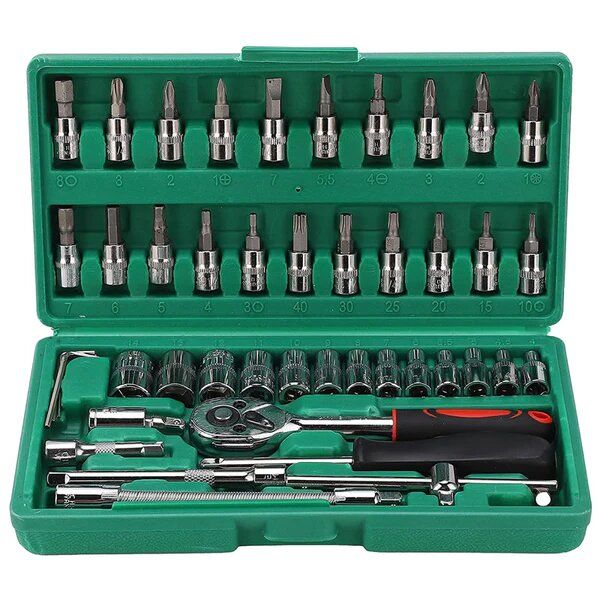 Socket Set Ratchet Torque Wrench Combo Tool Kit | Shop Today. Get it ...