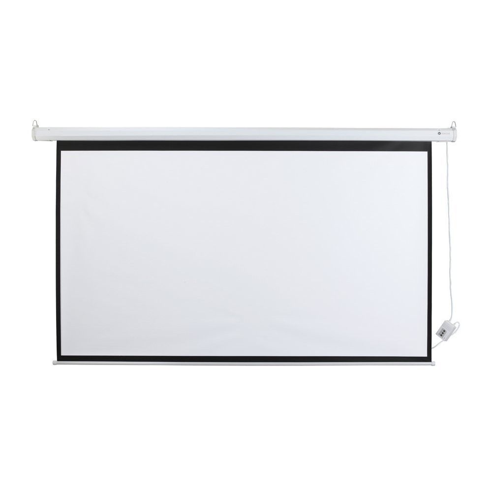 OfficeTEK 100'' Motorized Electric Projector Screen with Remote | Shop ...