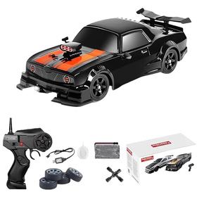 RC Remote Controlled Drift Car With Simulated Spray System - Black ...