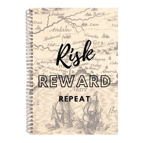 Reward A4 Notebook Spiral and Lined Personal Growth Graphic Notepad ...