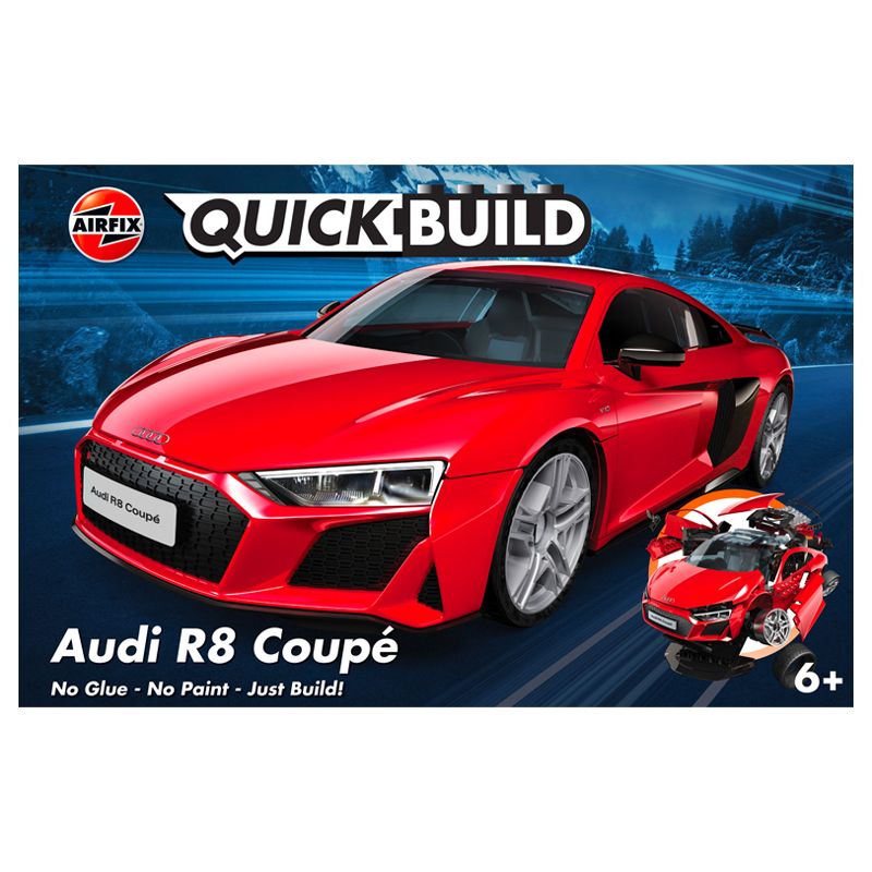 AirFix Quick Build Brick-Based Model Kit Audi R8 Coupe | Buy Online in ...