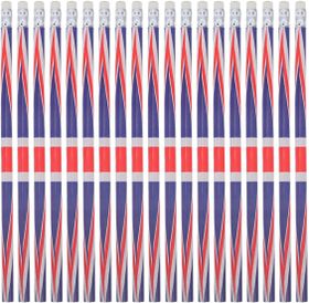 100pcs Small Wooden Pencils Multi-use Write Pencils with Colorful Flag ...