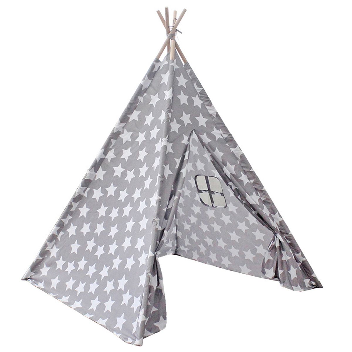 Children's Play Tent Natural Cotton Canvas Children Indian Tipi Tent ...