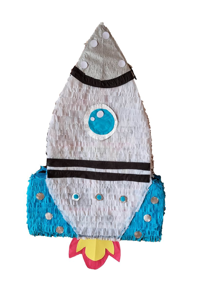Light Blue & White Rocket Pinata | Shop Today. Get it Tomorrow ...