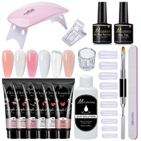 Nail Crystal Extension Glue 15-piece Nail Sheet Brush Nail Art Kit ...