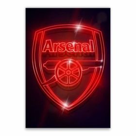 Neon Arsenal Logo Poster - A1 | Shop Today. Get it Tomorrow! | takealot.com
