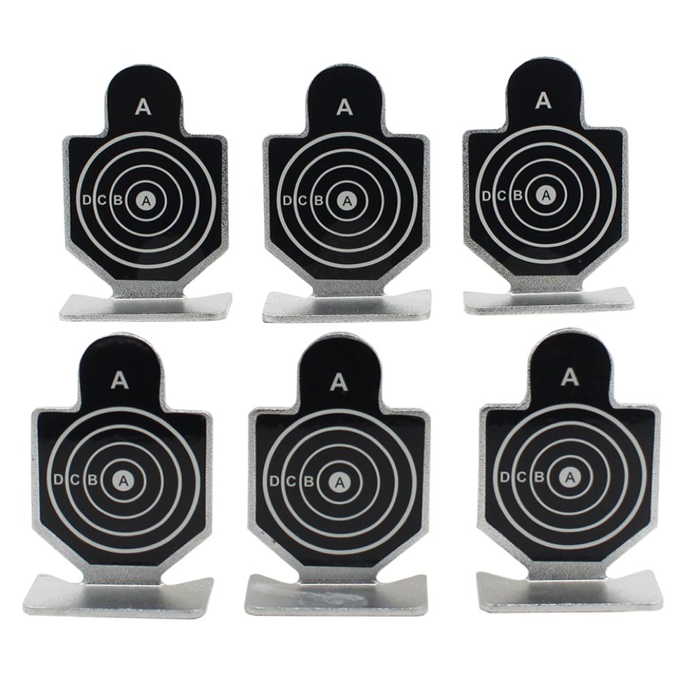 Camping Steel Sport Bullseye Target for Shooting Training - Set of 6 ...