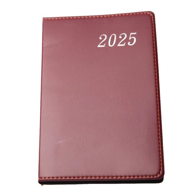 Planner 2025 Diaries Leather Hardcover Notebook | Shop Today. Get it ...