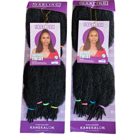 Darling Natural Twist Hair Extensions: Soft Lightweight Twists - 2 pack ...