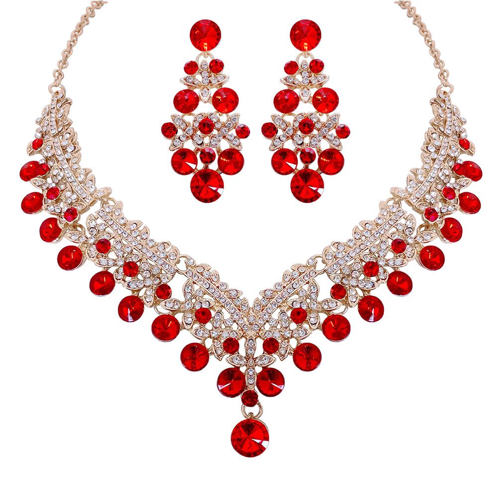 Vintage Red Rhinestone Jewelry Set | Shop Today. Get it Tomorrow ...